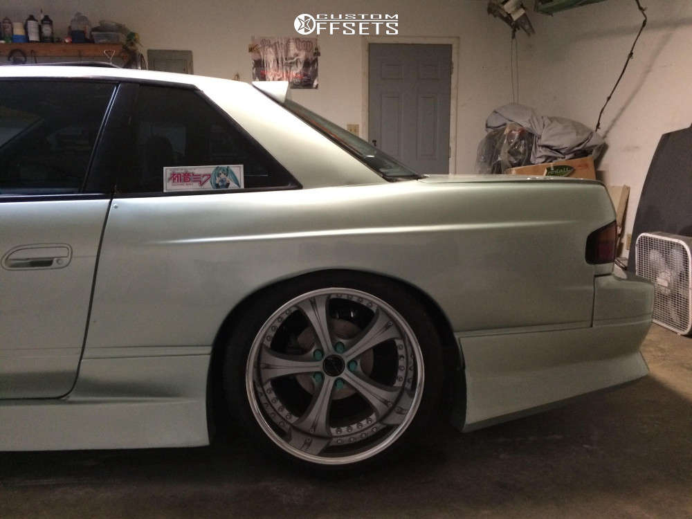 1993 Nissan 240SX with 18x10 0 SSR Vienna Courage and 235/40R18 ...