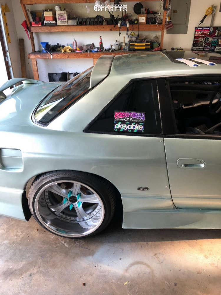 1993 Nissan 240SX with 18x10 0 SSR Vienna Courage and 235/40R18 ...