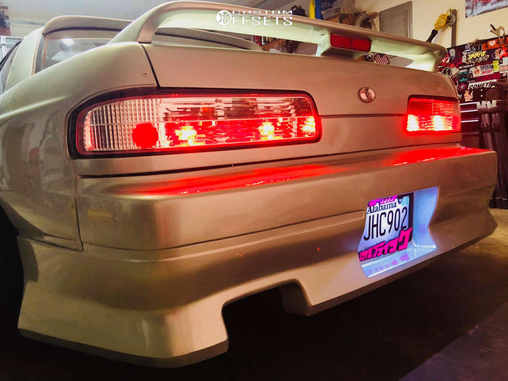 1993 Nissan 240SX with 18x10 0 SSR Vienna Courage and 235/40R18 ...