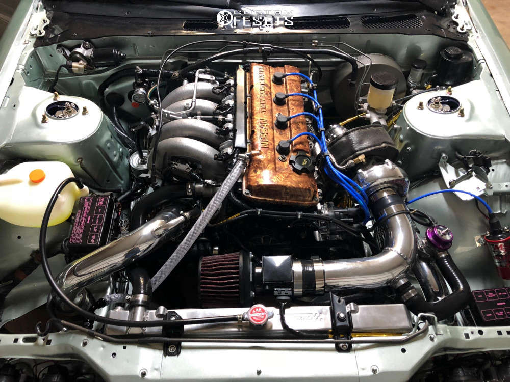 1993 Nissan 240SX with 18x10 0 SSR Vienna Courage and 235/40R18 ...