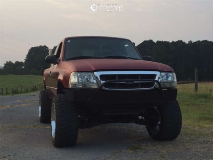 2000 Ford Ranger with 20x12 -44 American Truxx The Bomb and 33/12.5R20 ...