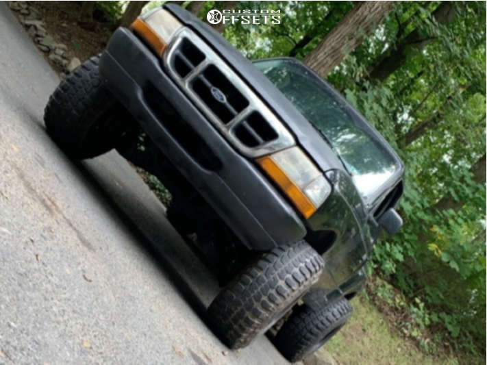 1999 Ford Ranger with 15x12 -114 Bart Wheels Super Trucker and 33/12 ...