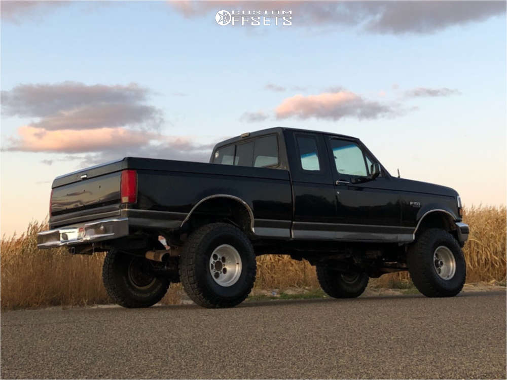 1992 Ford F-150 with 15x10 -25 American Racing Gambler Champ and 35/12 ...