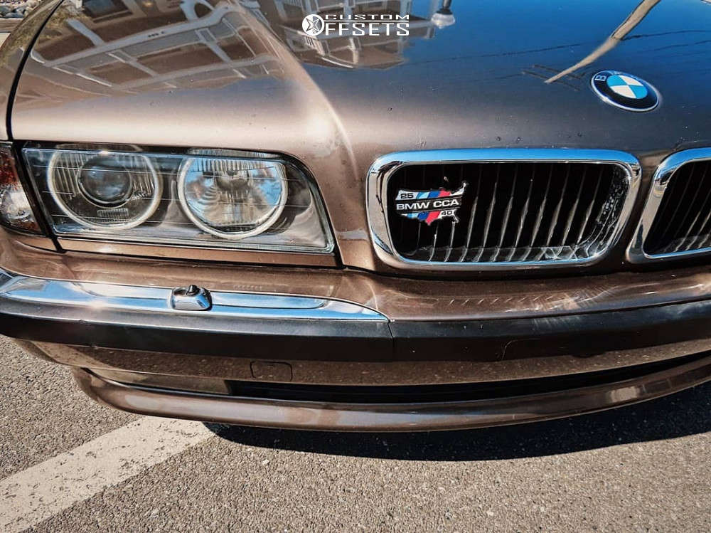 1997 BMW 740iL with 19x9.5 22 ESR Sr09 and 245/45R19 Lionhart Lh-five ...