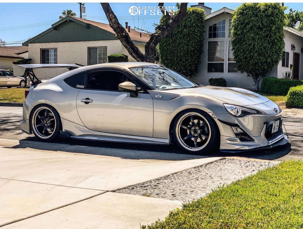 2013 Scion FR-S with 18x9.5 40 Advan RG-D2 and 245/35R18 Hankook Ventus V12 Evo 2 and Coilovers ...