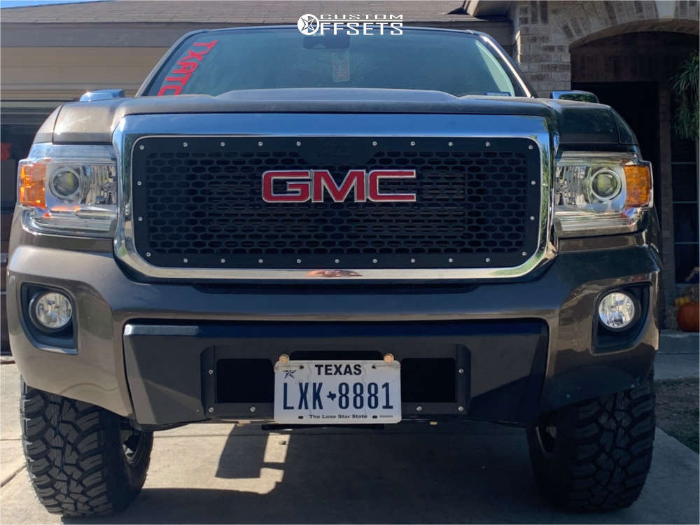 2016 GMC Canyon with 17x9 20 DV8 Offroad 887 and 265/70R17 General ...