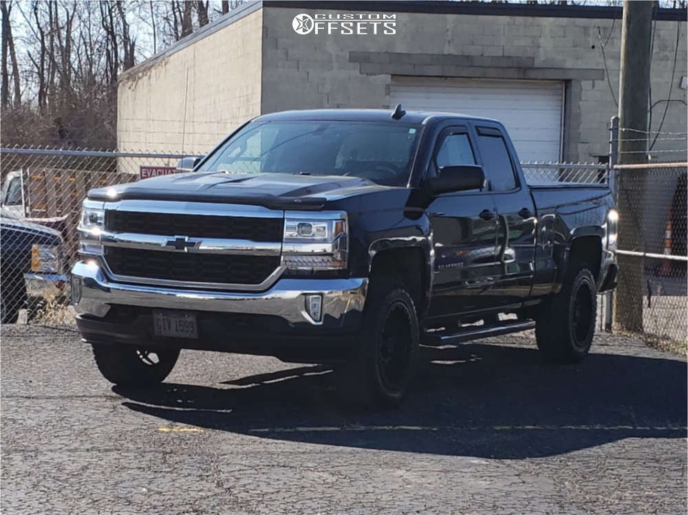 2017 Chevrolet Silverado 1500 with 20x9 0 Vision Nemesis and 275/65R20 ...