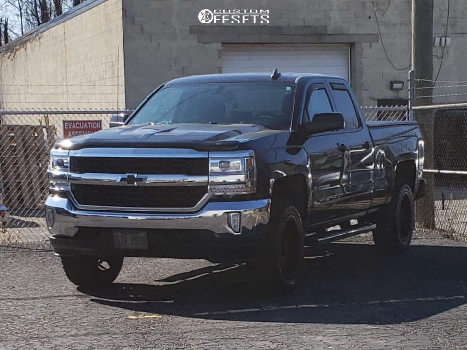 2017 Chevrolet Silverado 1500 with 20x9 0 Vision Nemesis and 275/65R20 ...