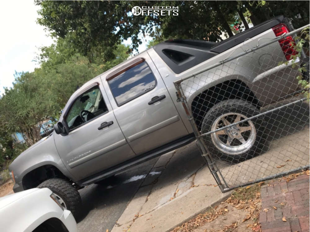 2010 Chevrolet Avalanche with 22x12 -40 American Force Independence Ss ...