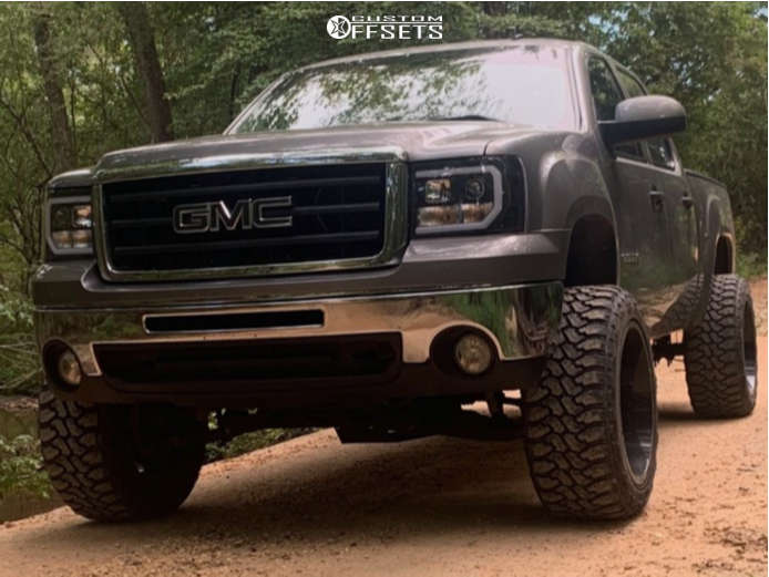 2013 GMC Sierra 1500 with 22x12 -44 XF Offroad Xf-203 and 35/12.5R22 ...