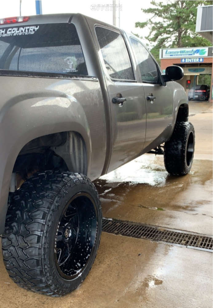 2013 GMC Sierra 1500 with 22x12 -44 XF Offroad Xf-203 and 35/12.5R22 ...