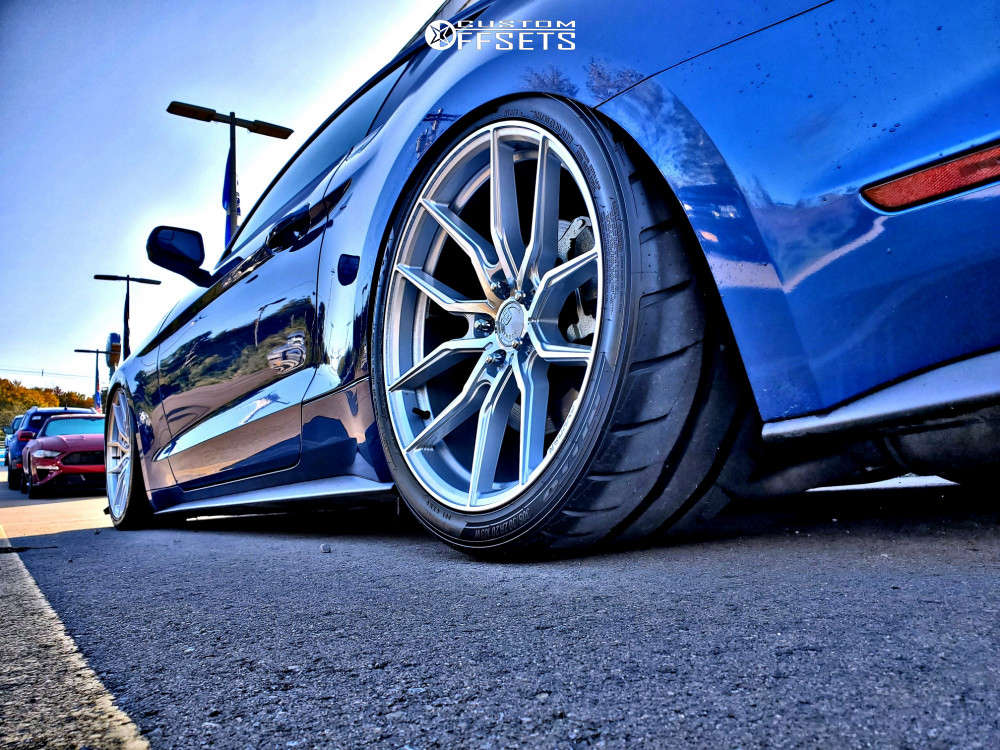 2018 Ford Mustang with 20x9 32 Aodhan Aff1 and 255/35R20 Nitto Nt01 and ...