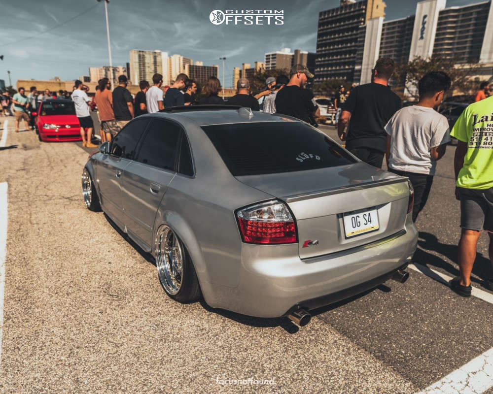 2004 Audi S4 Wheel Offset Nearly Flush Air Suspension | 813785 | Custom ...