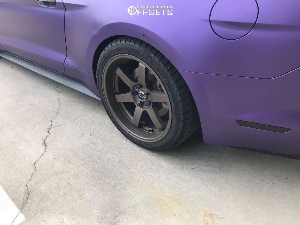 2017 Ford Mustang with 19x9.5 25 JNC JNC014 and 275/35R19 Achilles Atr ...