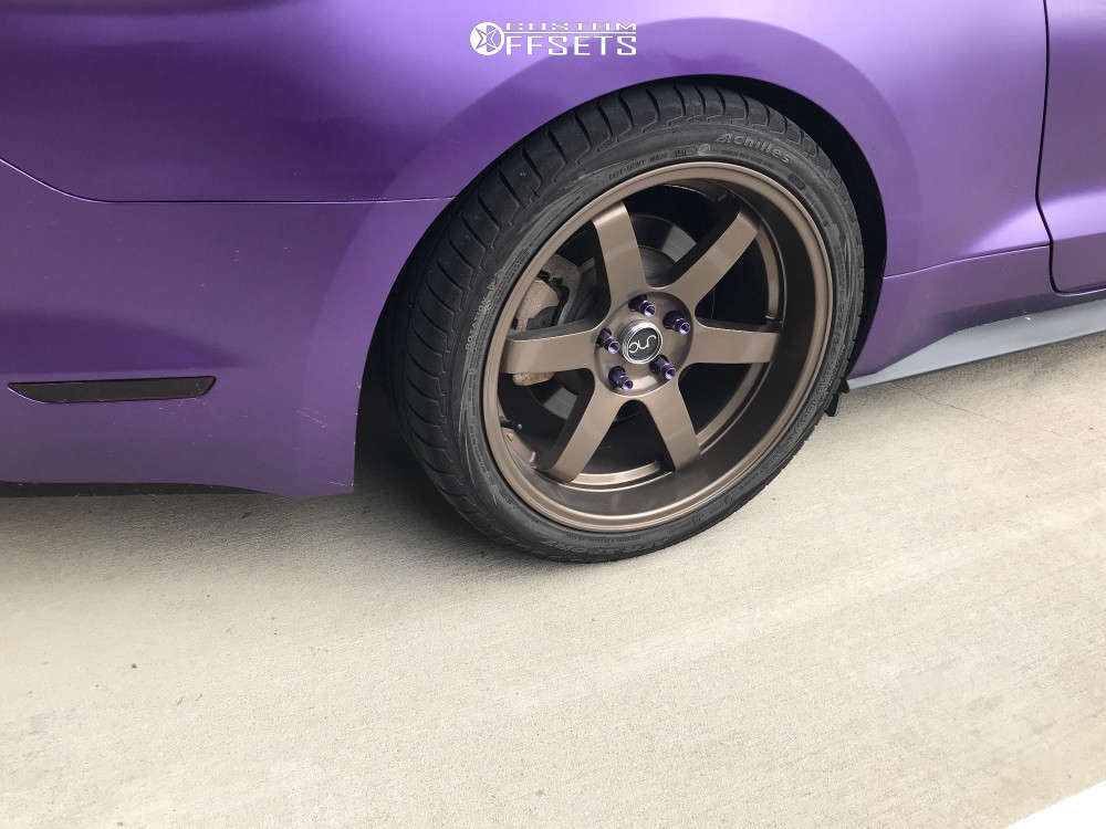 2017 Ford Mustang with 19x9.5 25 JNC JNC014 and 275/35R19 Achilles Atr ...