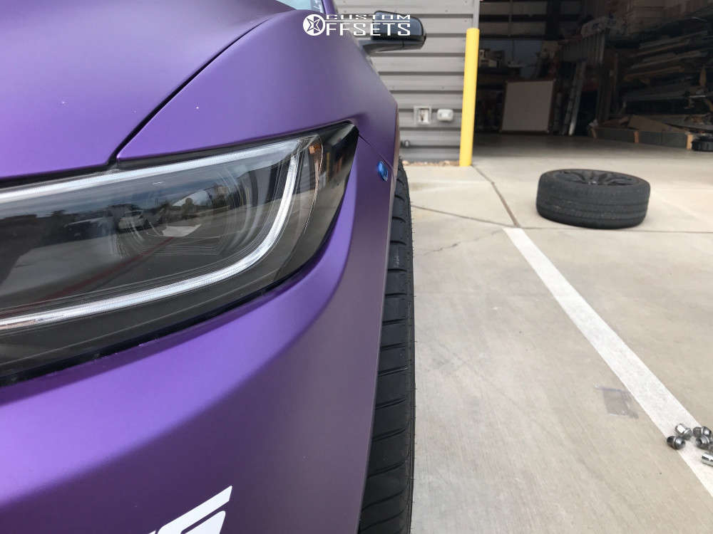 2017 Ford Mustang with 19x9.5 25 JNC JNC014 and 275/35R19 Achilles Atr ...