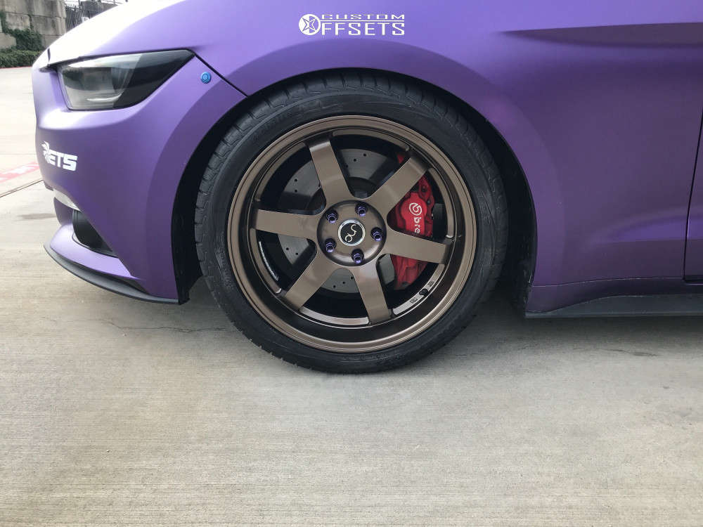 2017 Ford Mustang with 19x9.5 25 JNC JNC014 and 275/35R19 Achilles Atr ...