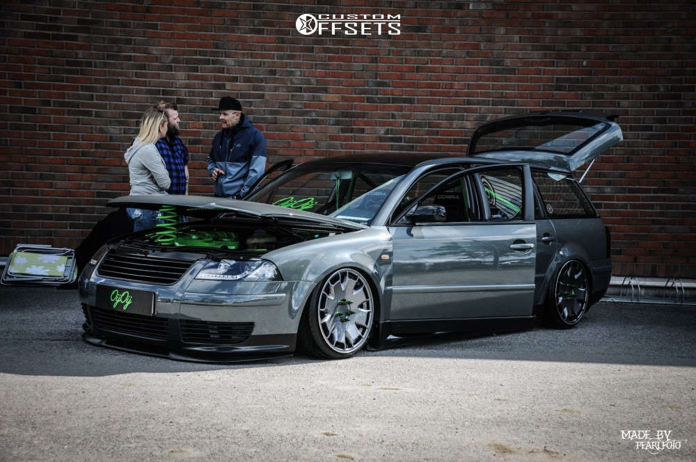 2002 Volkswagen Passat with 18x8.5 42 Ispiri Csr2 and 205/35R18 Toyo ...