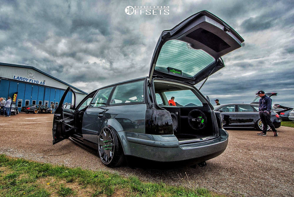 2002 Volkswagen Passat with 18x8.5 42 Ispiri Csr2 and 205/35R18 Toyo ...