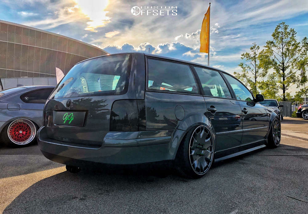 2002 Volkswagen Passat with 18x8.5 42 Ispiri Csr2 and 205/35R18 Toyo ...