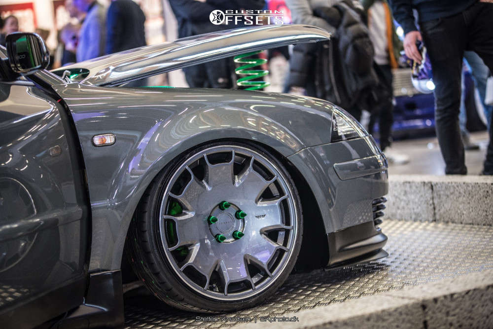 2002 Volkswagen Passat with 18x8.5 42 Ispiri Csr2 and 205/35R18 Toyo ...