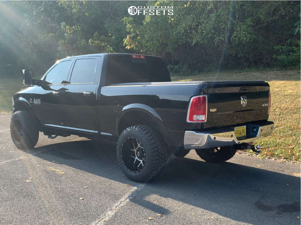 2015 Ram 3500 with 20x12 -51 Vision Sliver and 35/12.5R20 Mastercraft ...