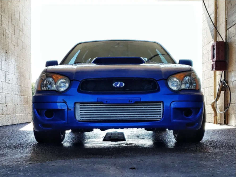 2004 Subaru Impreza with 18x10 30 Rota Mxr and 255/40R18 Kenda UHP and ...