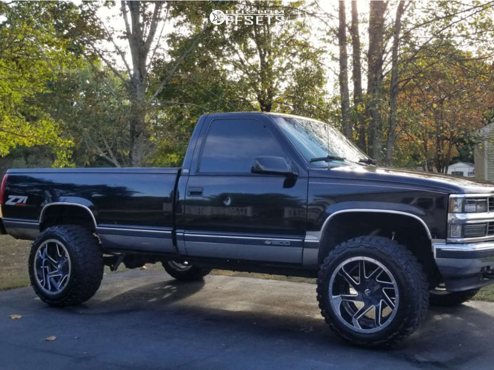 1995 Chevrolet K1500 with 20x12 -44 Fuel Renegade and 33/12.5R20 ...