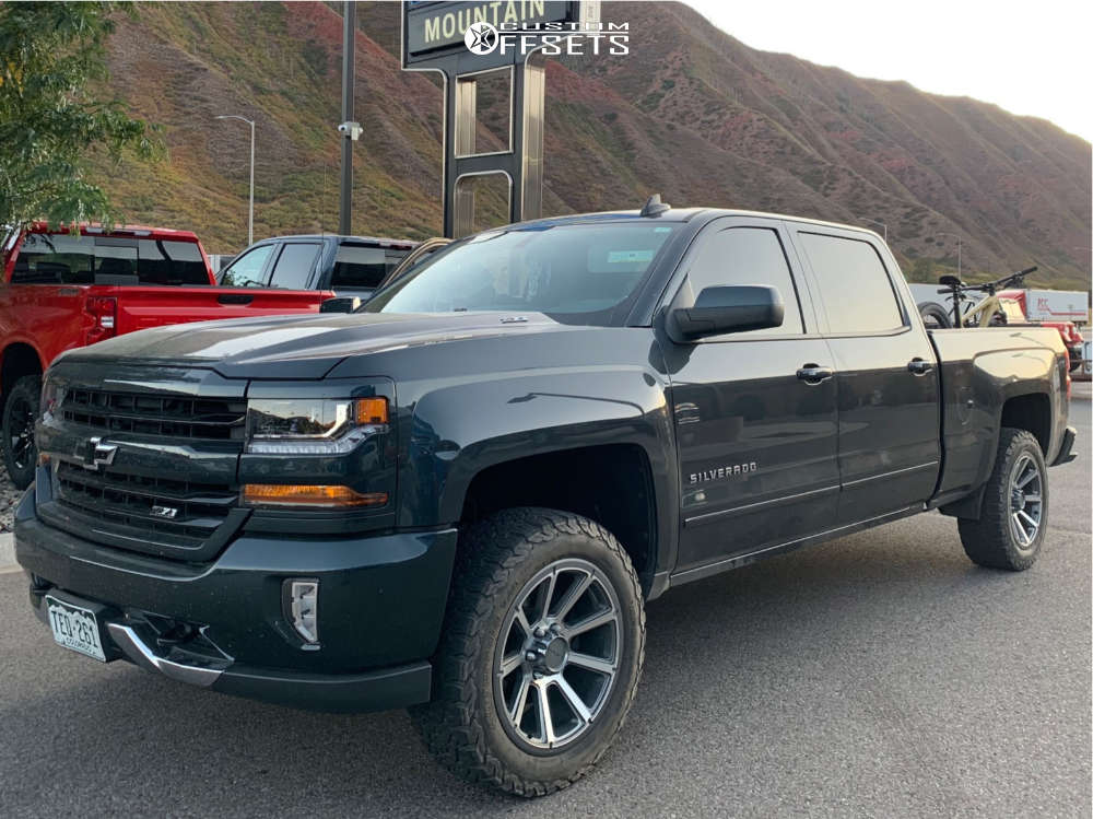 2018 Chevrolet Silverado 1500 with 20x9 18 Vision Turbine and 275/55R20 ...