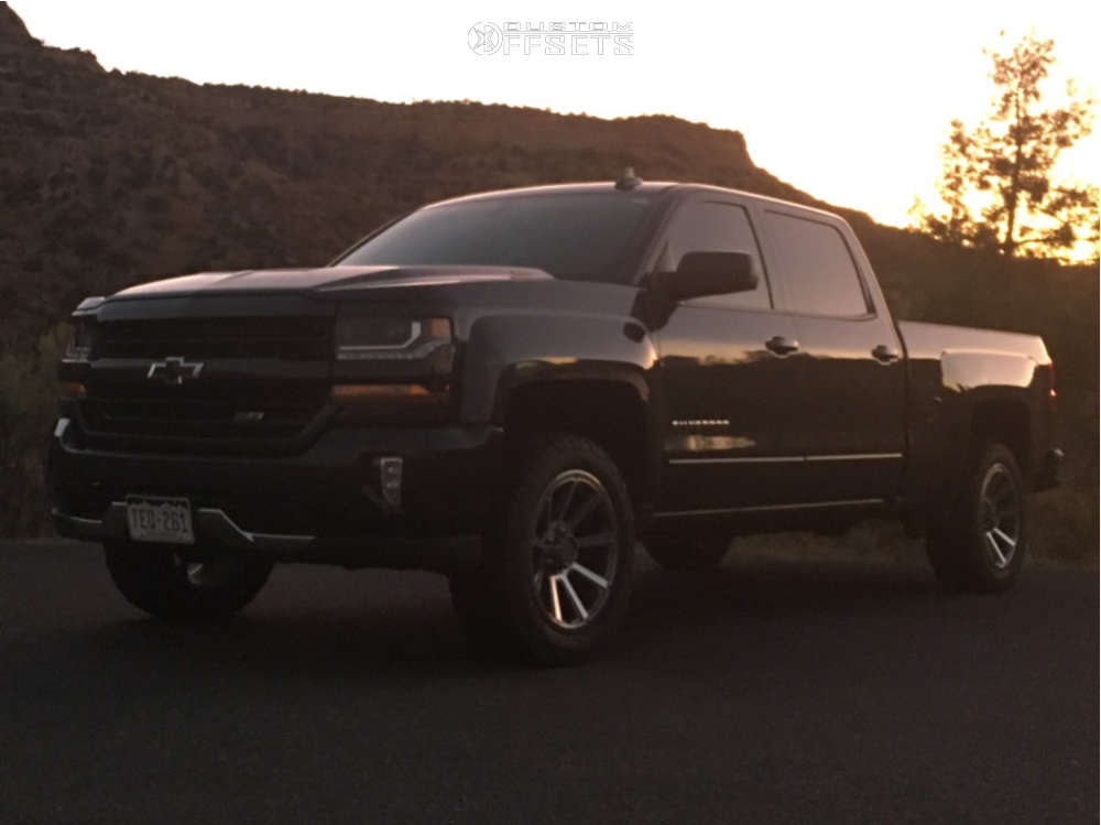 2018 Chevrolet Silverado 1500 with 20x9 18 Vision Turbine and 275/55R20 ...