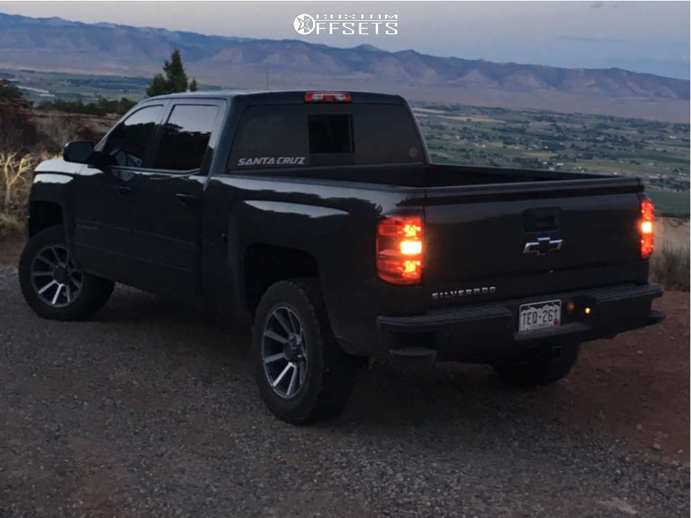 2018 Chevrolet Silverado 1500 with 20x9 18 Vision Turbine and 275/55R20 ...