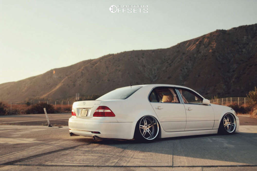 2005 Lexus LS430 with 20x10.5 -20 Work Durandal Dd5.2 and 235/35R20 ...