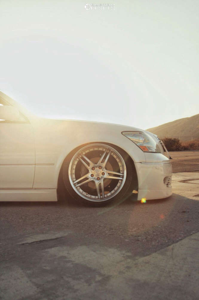 2005 Lexus LS430 with 20x10.5 -20 Work Durandal Dd5.2 and 235/35R20 ...
