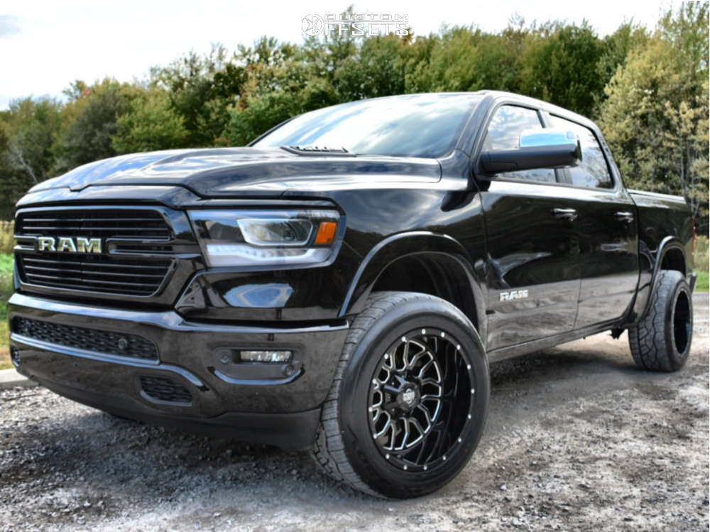 2019 Ram 1500 with 20x12 -44 Pure Grit Ambition and 305/50R20 Nitto ...