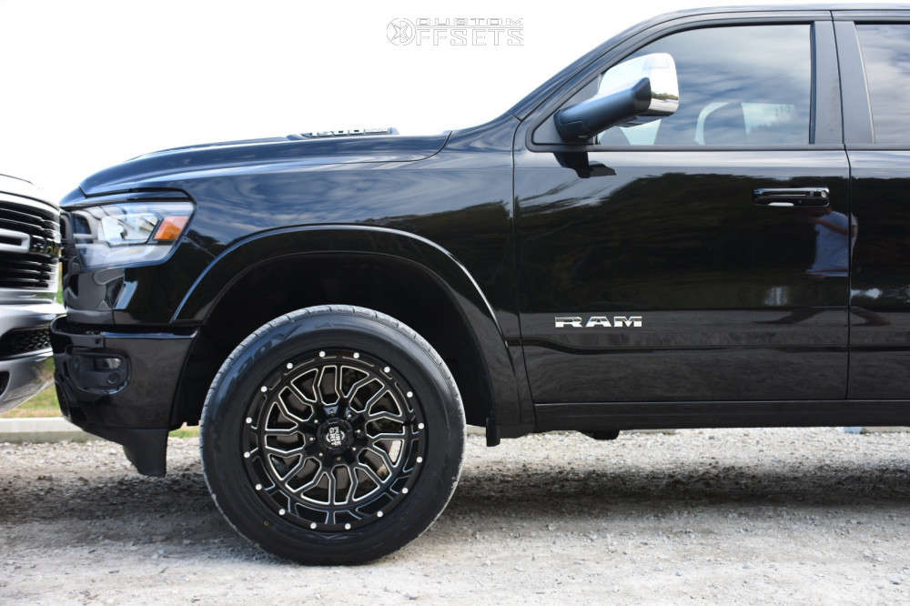 2019 Ram 1500 with 20x12 -44 Pure Grit Ambition and 305/50R20 Nitto ...
