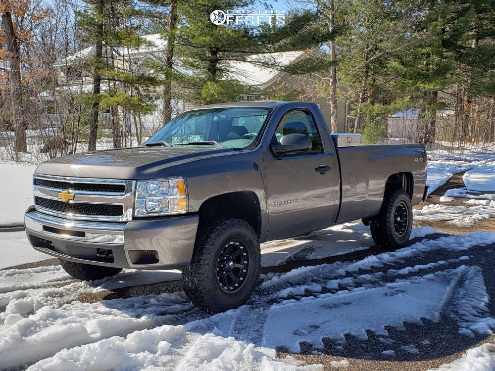 2012 Chevrolet Silverado 1500 with 17x9 -12 XD Addict and 285/70R17 ...