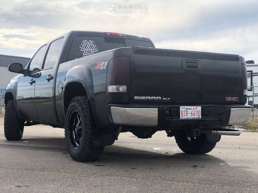 2008 GMC Sierra 1500 with 18x9 12 Vision Arc and 275/70R18 Goodyear ...