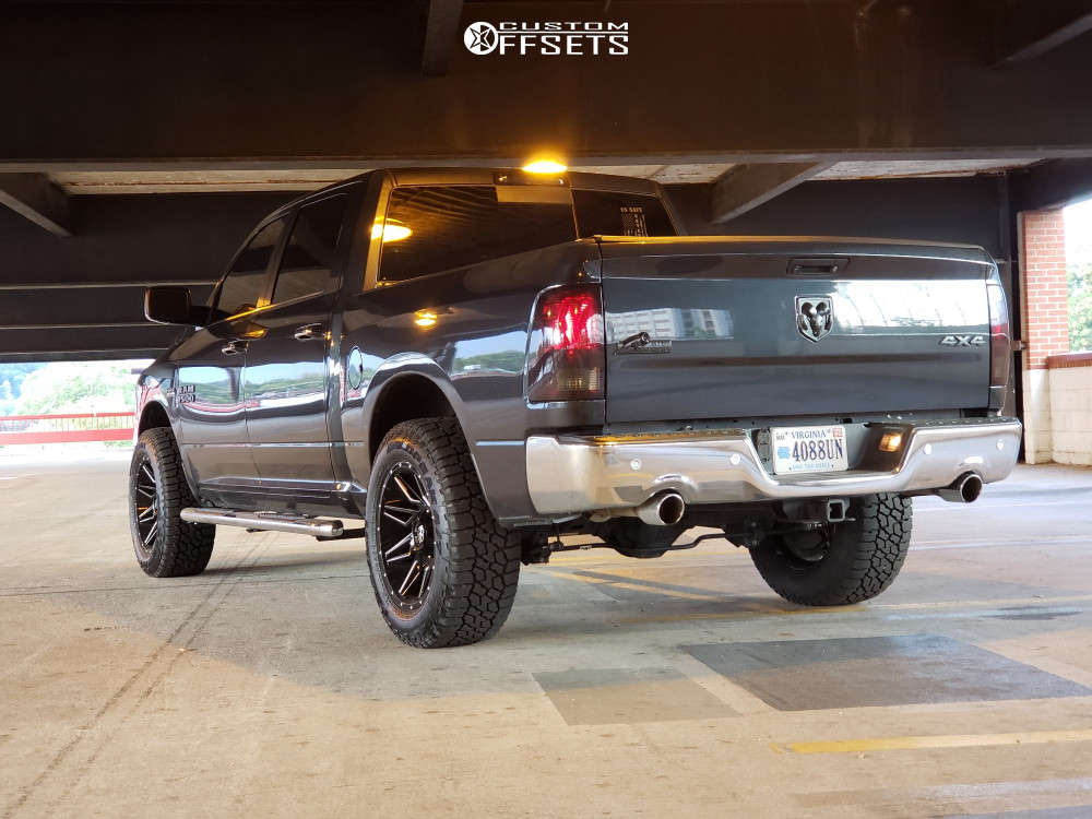 2016 Ram 1500 with 20x10 -12 XF Offroad Xf-218 and 295/60R20 Falken ...