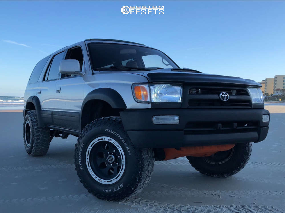 1998 Toyota 4Runner with 16x10 -38 Alloy Ion Style 174 and 305/70R16 ...