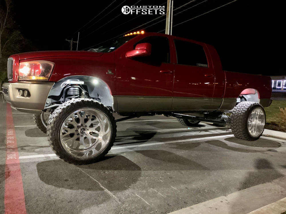 2009 Dodge Ram 2500 with 26x16 -101 Fuel Forged Ff19 and 38/15.5R26 ...
