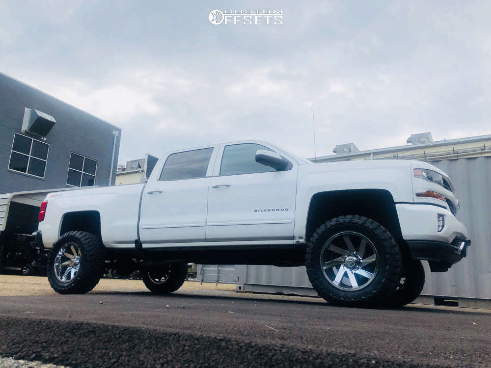 2016 Chevrolet Silverado 1500 with 20x10 -25 ARKON OFF-ROAD Lincoln and ...