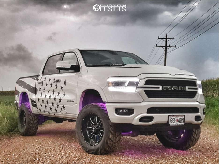 2019 Ram 1500 with 20x10 -24 Pure Grit Grit and 35/12.5R20 Federal ...