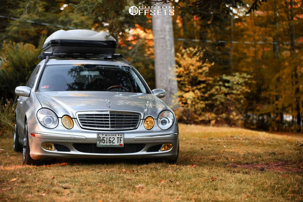 2005 Mercedes-Benz E500 with 18x9.5 35 Rotiform Nue and 245/40R18 ...