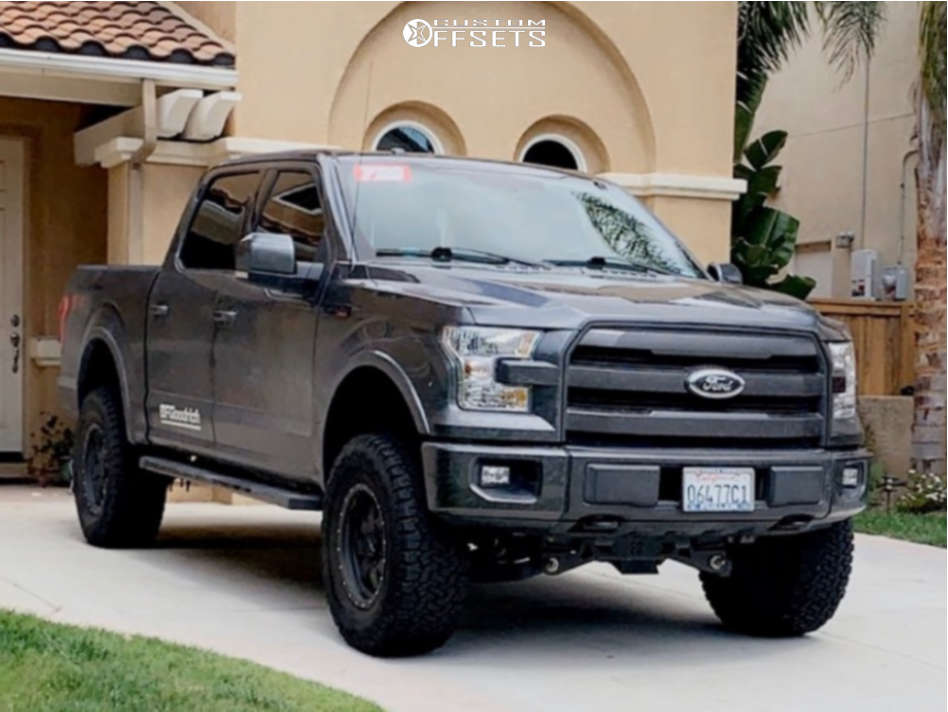 2015 Ford F-150 with 18x9 0 Raceline Defender and 35/12.5R18 BFGoodrich ...