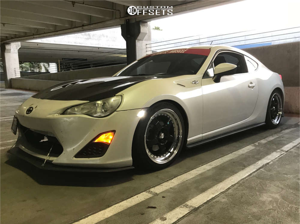 2014 Scion FR-S with 18x8 35 Konig Ssm and 215/45R18 Hankook Ventus V2 ...