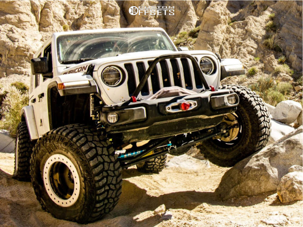 2018 Jeep Wrangler with 17x9 -38 American Racing ATX Slab Ax756 and 37/ ...