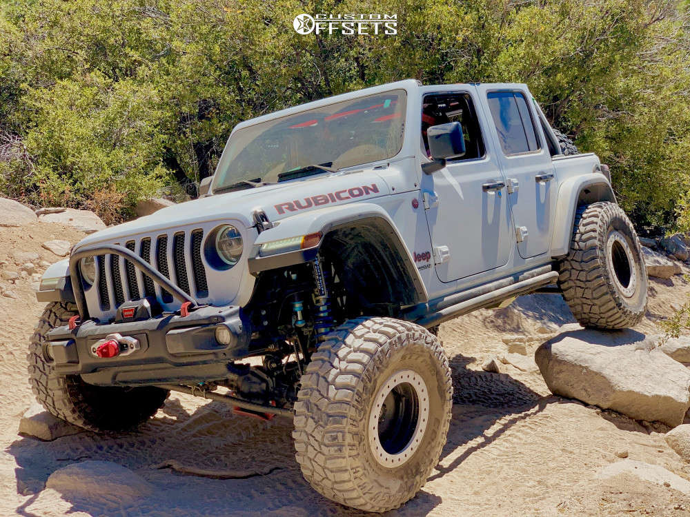 2018 Jeep Wrangler with 17x9 -38 American Racing ATX Slab Ax756 and 37/ ...
