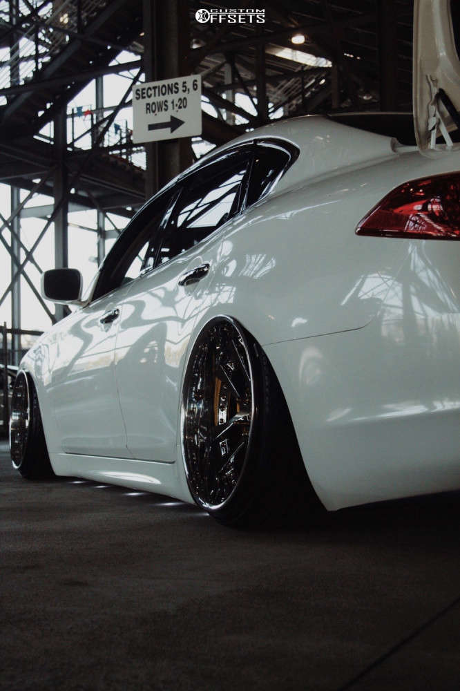 2012 INFINITI M37 with 20x11 15 Weds Lxz and 245/35R20 Federal All ...