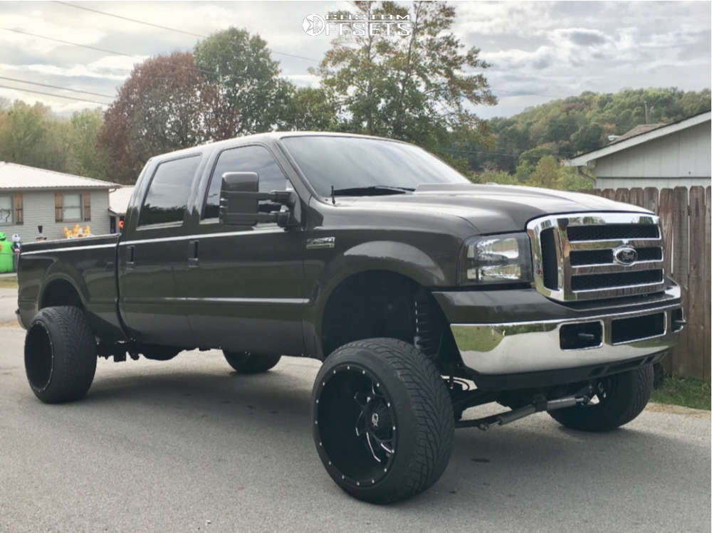 2006 Ford F-250 Super Duty with 24x14 -76 Dropstars 652bm and 305/35R24 ...
