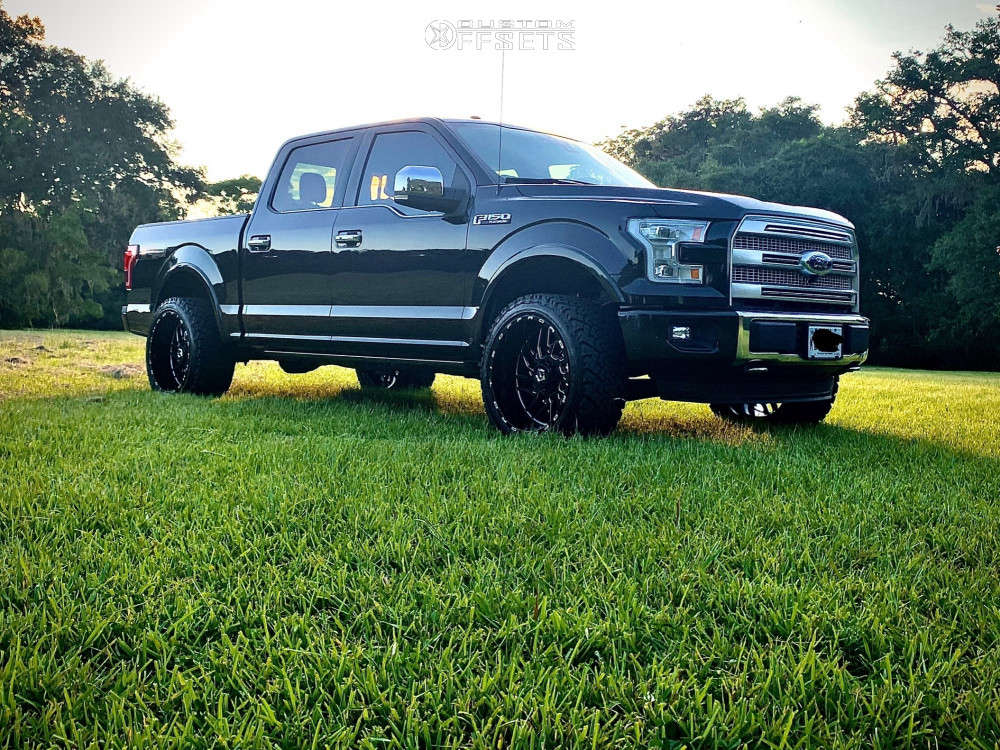 2015 Ford F-150 with 22x12 -44 TIS 544BM and 33/12.5R22 Venom Power ...